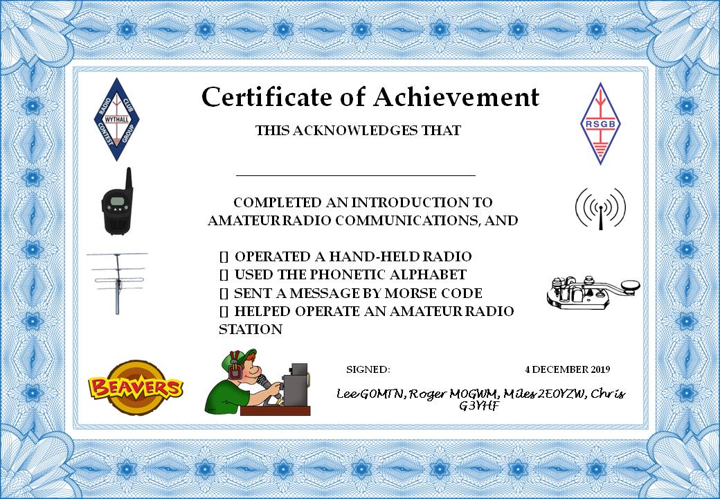 wythall radio club | having fun with RF