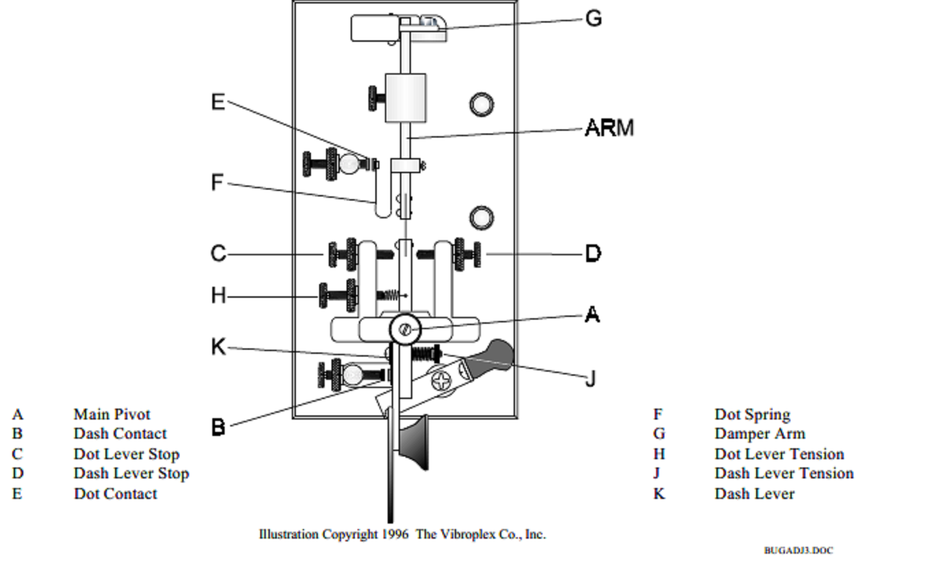 wythall radio club | Restoration of Vibroplex Champion Semi-automatic ...